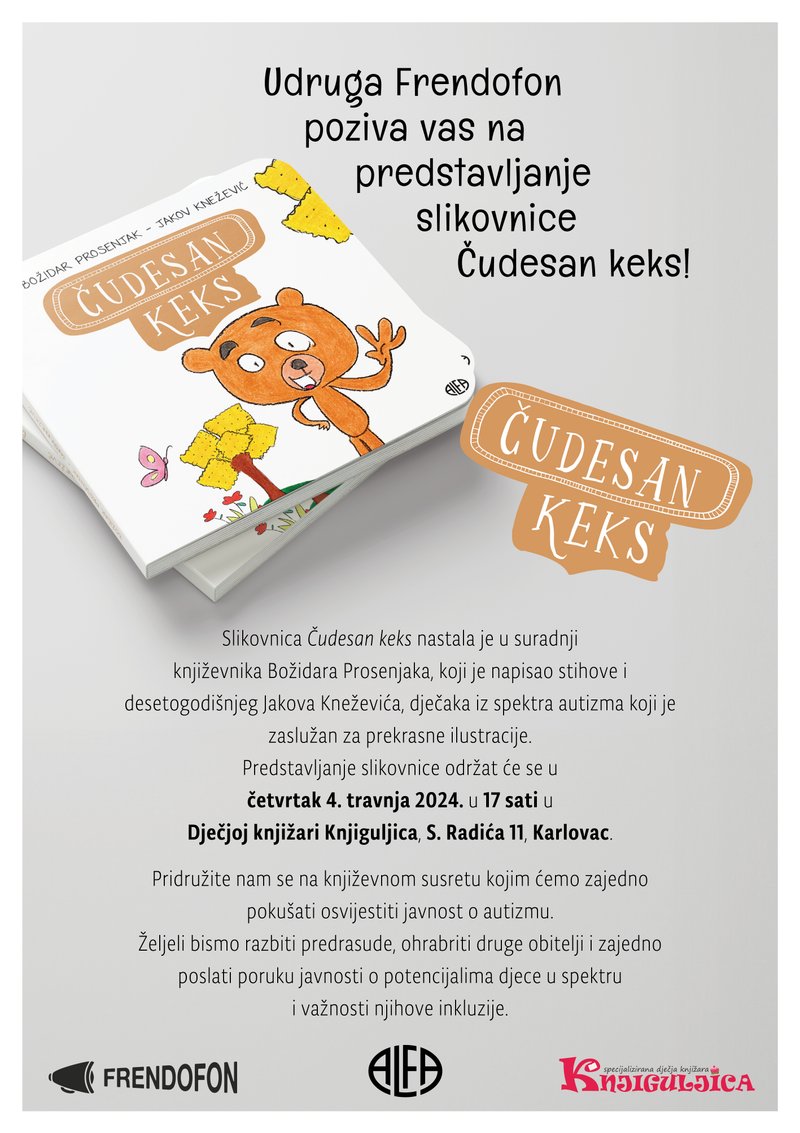 Predstavljanje slikovnice „Čudesan keks” u Karlovcu | Alfa Kabinet